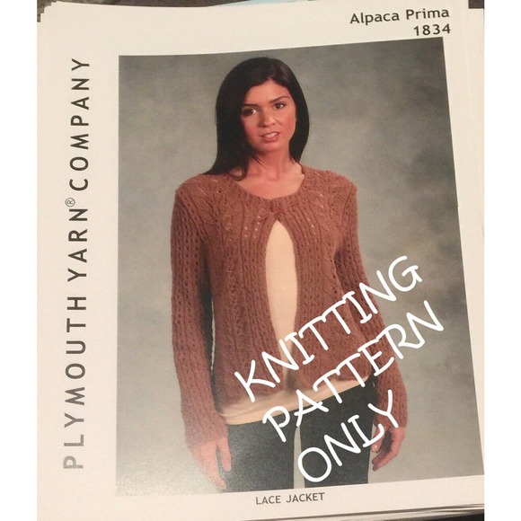 Plymouth Yarn Design | Office | Nwt Sue Hilger Plymouth Yarn Design 834 ...